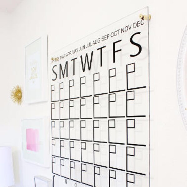 Vinyl Calendar - Etsy