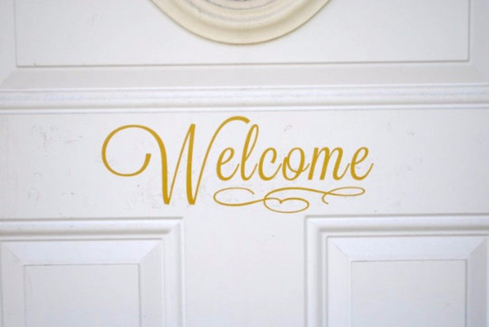 Welcome Front Door Vinyl Decal Sticker please Read Entire Description ...