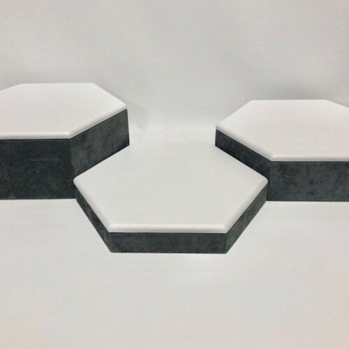 Jewellery Display Set in Ash Grey Suedette Bracelet Necklace - Etsy UK