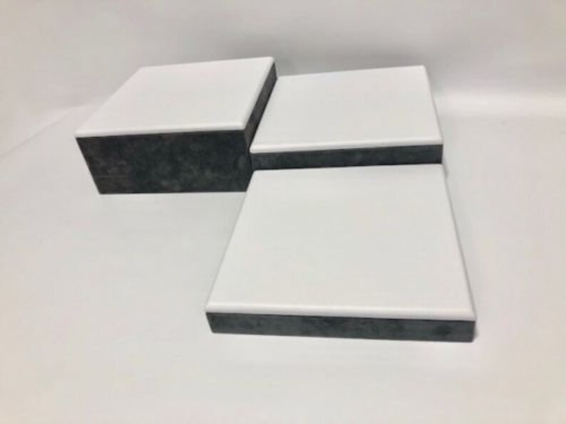 Set of 3 Square Jewellery Display Plinths / Blocks / Risers - Etsy UK