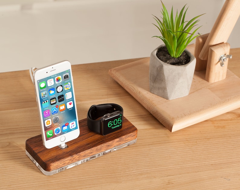 Apple Docking Station Apple Watch Dock Station Iphone 8 X Xs - Etsy