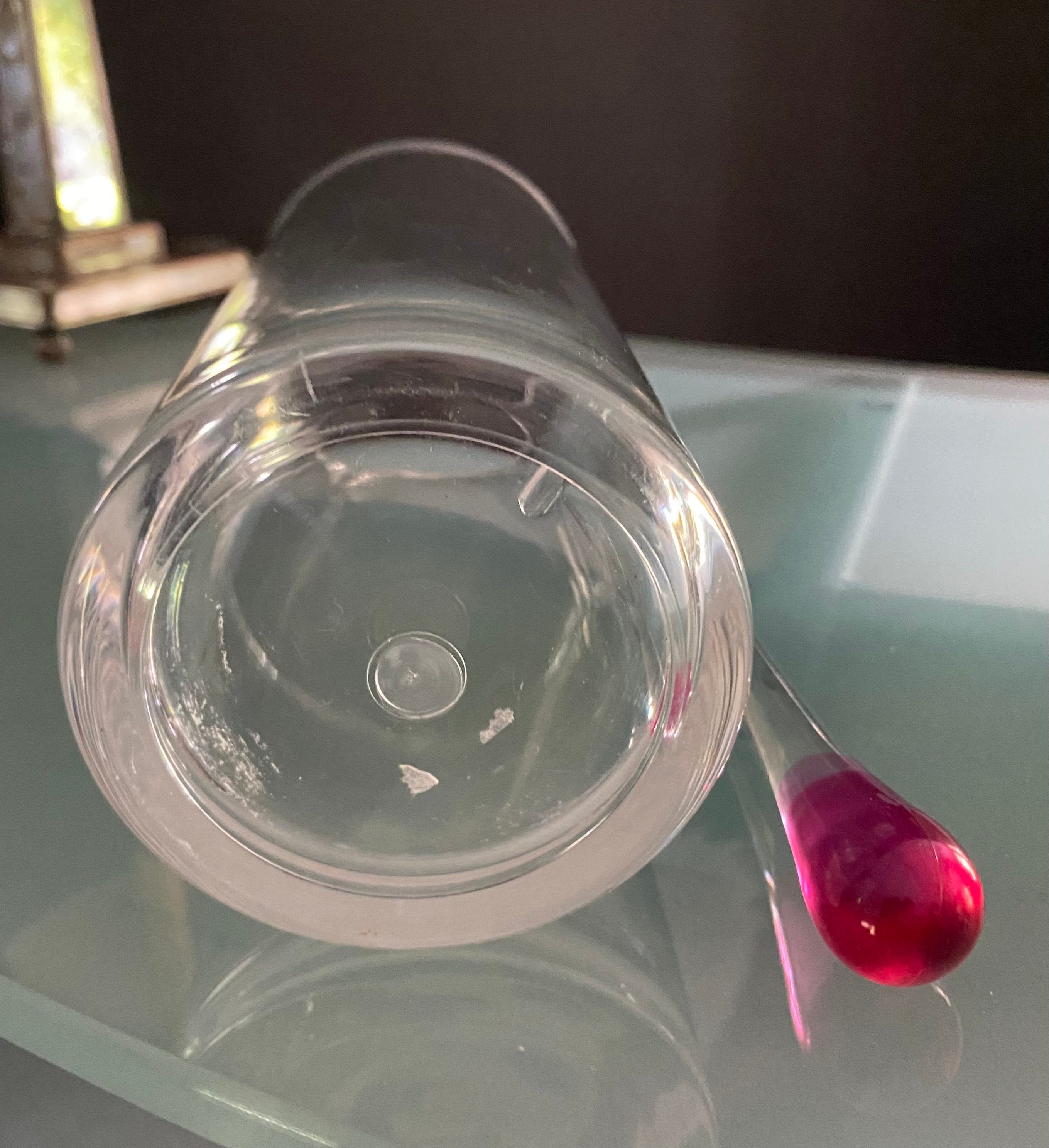 Cocktail Mixer Acrylic Pink Stirrer Funky Decor Bar Home Decor Accents ...