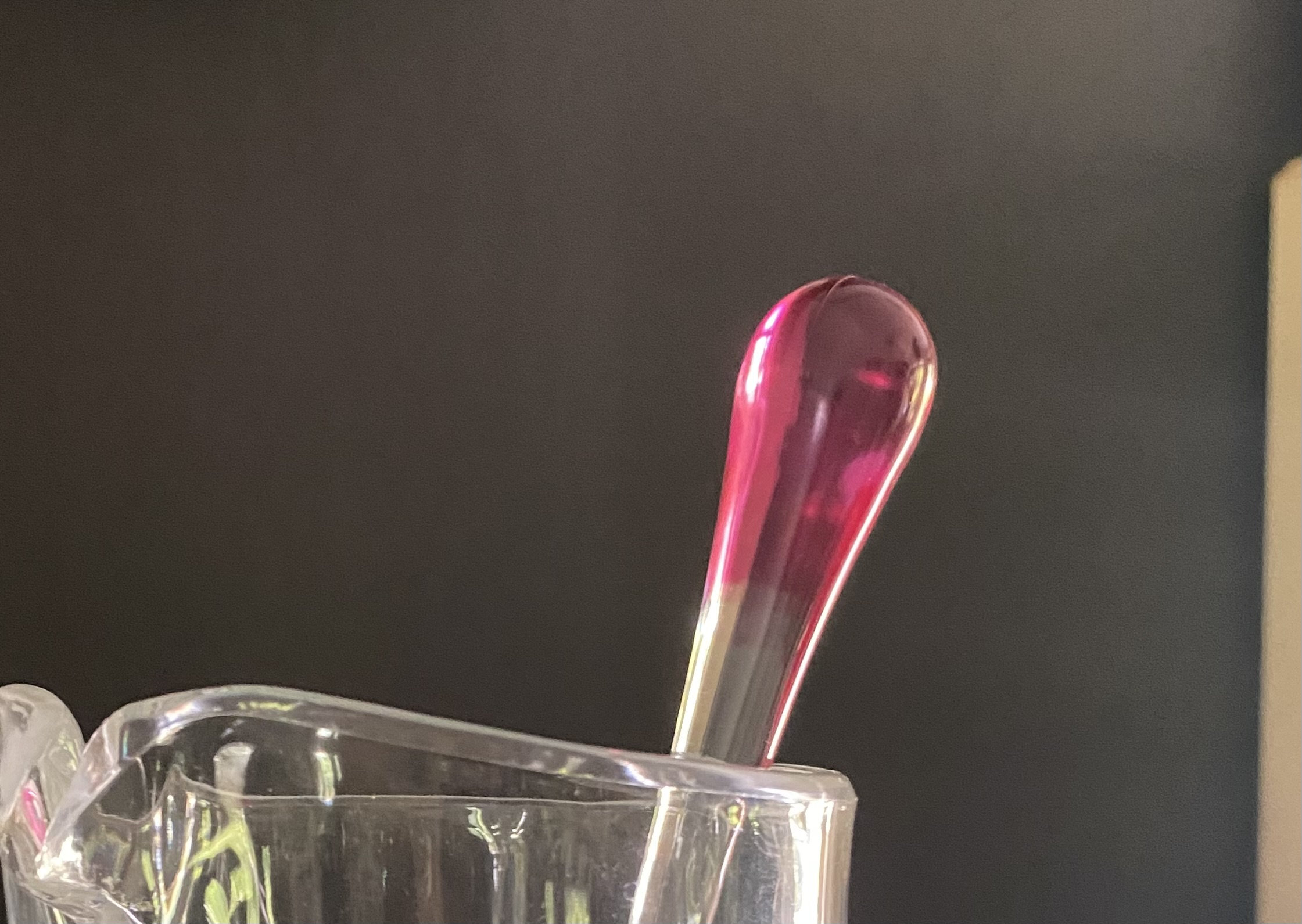 Cocktail Mixer Acrylic Pink Stirrer Funky Decor Bar Home Decor Accents ...