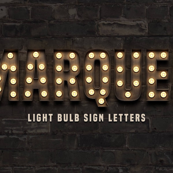 Lighted Marquee Sign - Etsy