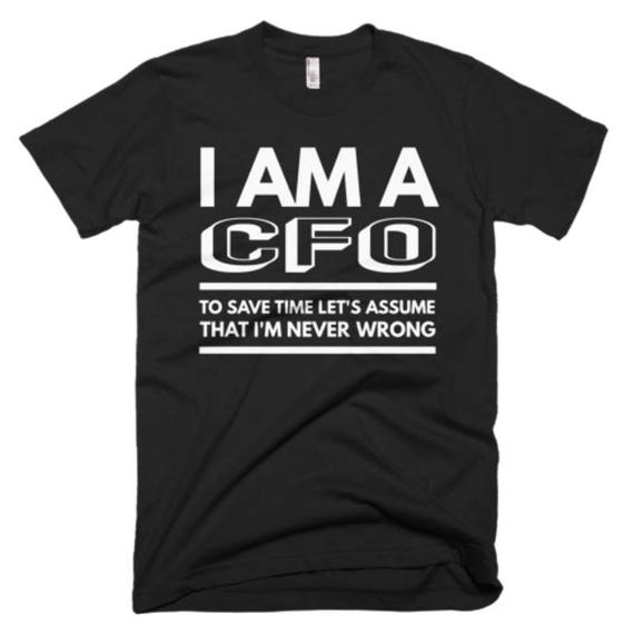 CFO Shirt Unisex Cfo Tee Gift for Cfo Cfo Tee Shirts I | Etsy
