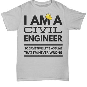 Civil Engineer Shirt Civil Engineer Gifts Unisex Civil - Etsy