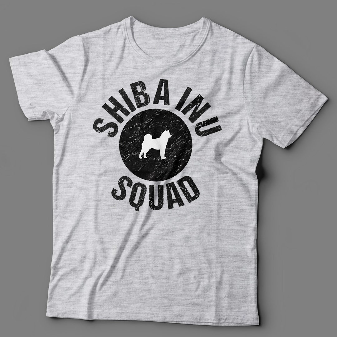 Shiba Inu T Shirt Shiba Inu Squad Tee Shiba Inu Gift - Etsy