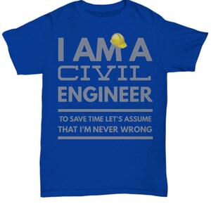 Civil Engineer Shirt Civil Engineer Gifts Unisex Civil - Etsy