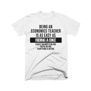 Economics Teacher Shirt Economics Teacher Tee Gift for Economics ...