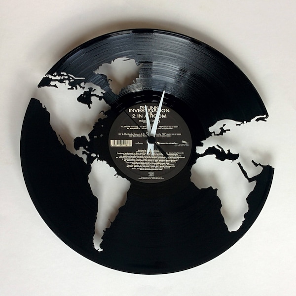 Vinyl Clock - Etsy