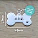 Premium Dog Tag // Laser Engraved Silver Dog Bone Tag // Dog ID Tag ...