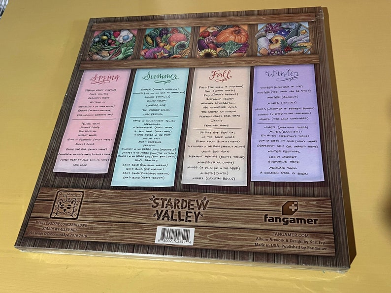 Stardew Valley Complete OST Vinyl Soundtrack Box Set 4 LP Concernedape ...