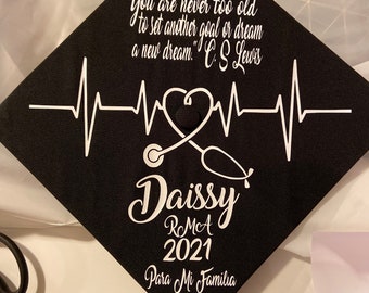 Custom Medical Assistant Graduation Cap Topper Customize the - Etsy