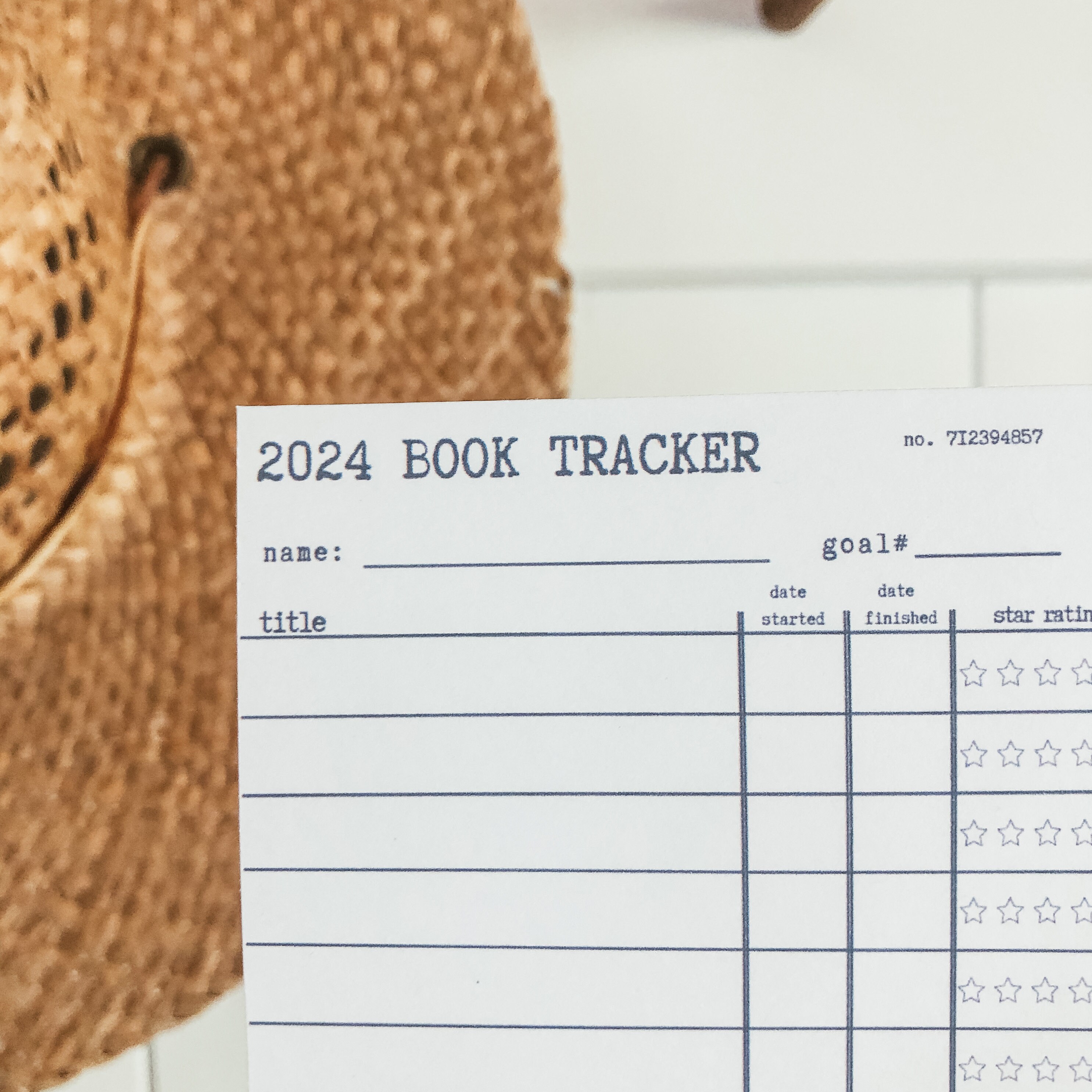 Printable 2024 Reading List, Digital Bookmark - Etsy