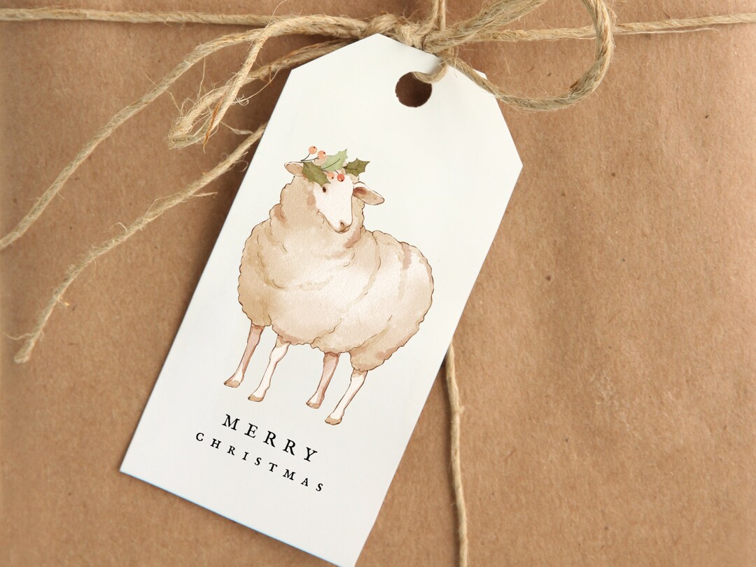 Farm Christmas Gift Tags, Farmhouse Tags - Etsy