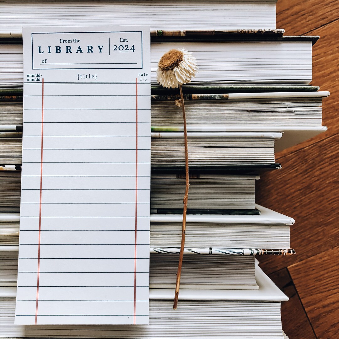 NEW 2024 Reading List Bookmark Digital Book List Book Club Gifts Book ...