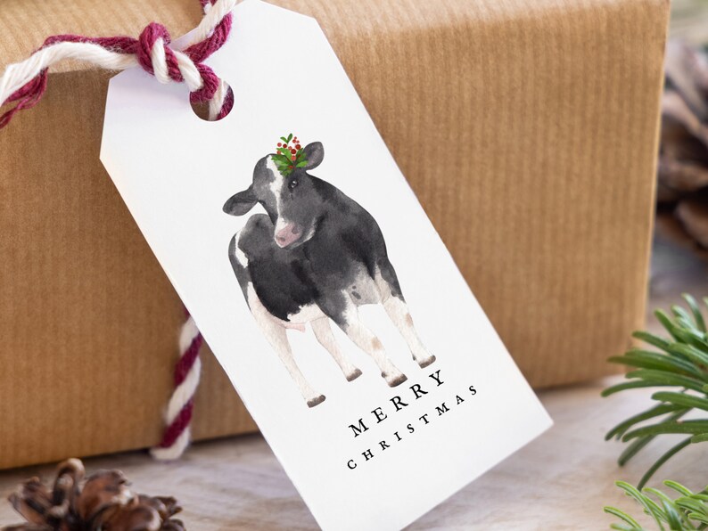 Farm Christmas Gift Tags, Farmhouse Tags - Etsy