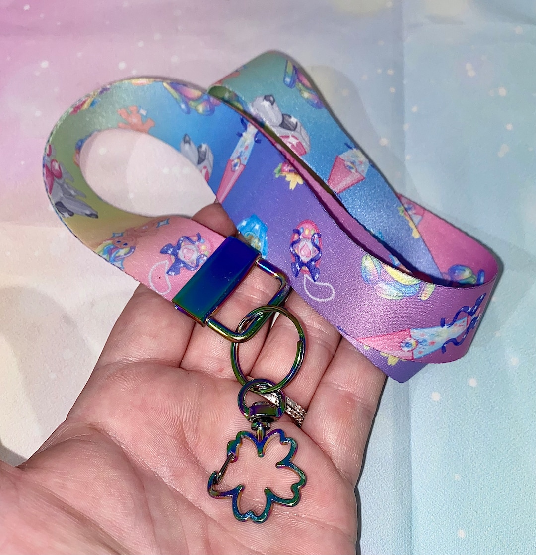 80s Babe Lanyard Rainbow Lanyards, Cute Lanyards, Girly Lanyards ...