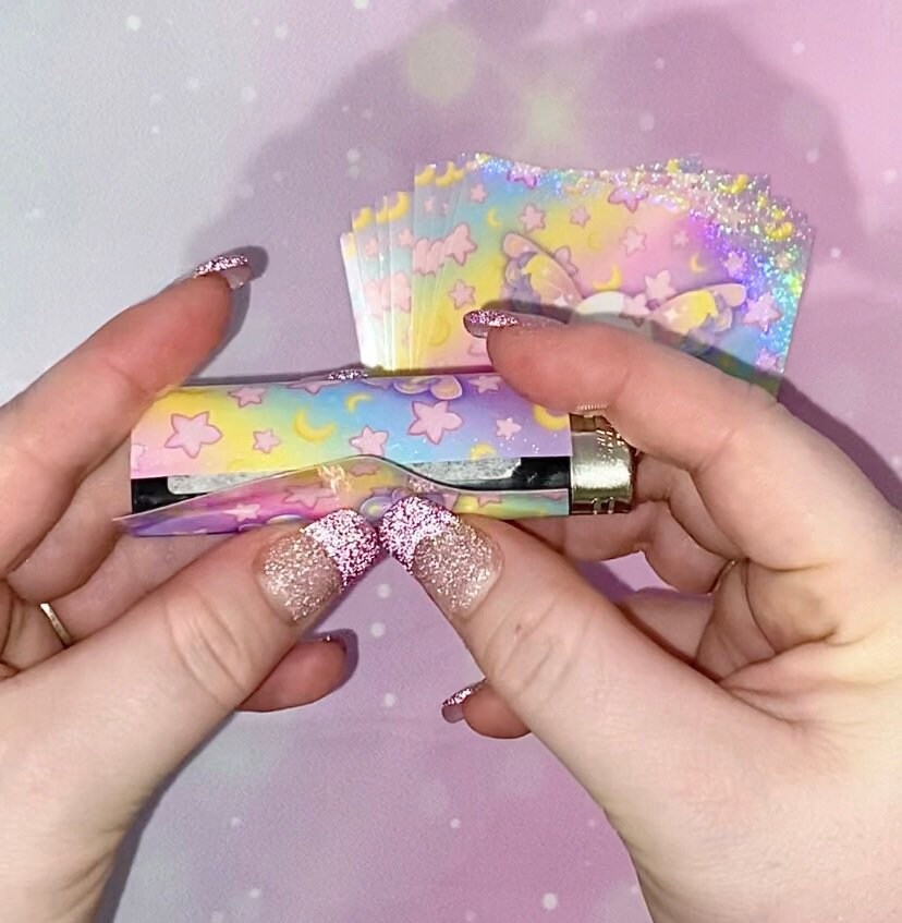 Deathly Beautiful Lighter Wrap Kawaii Lighter Wraps Lighter - Etsy