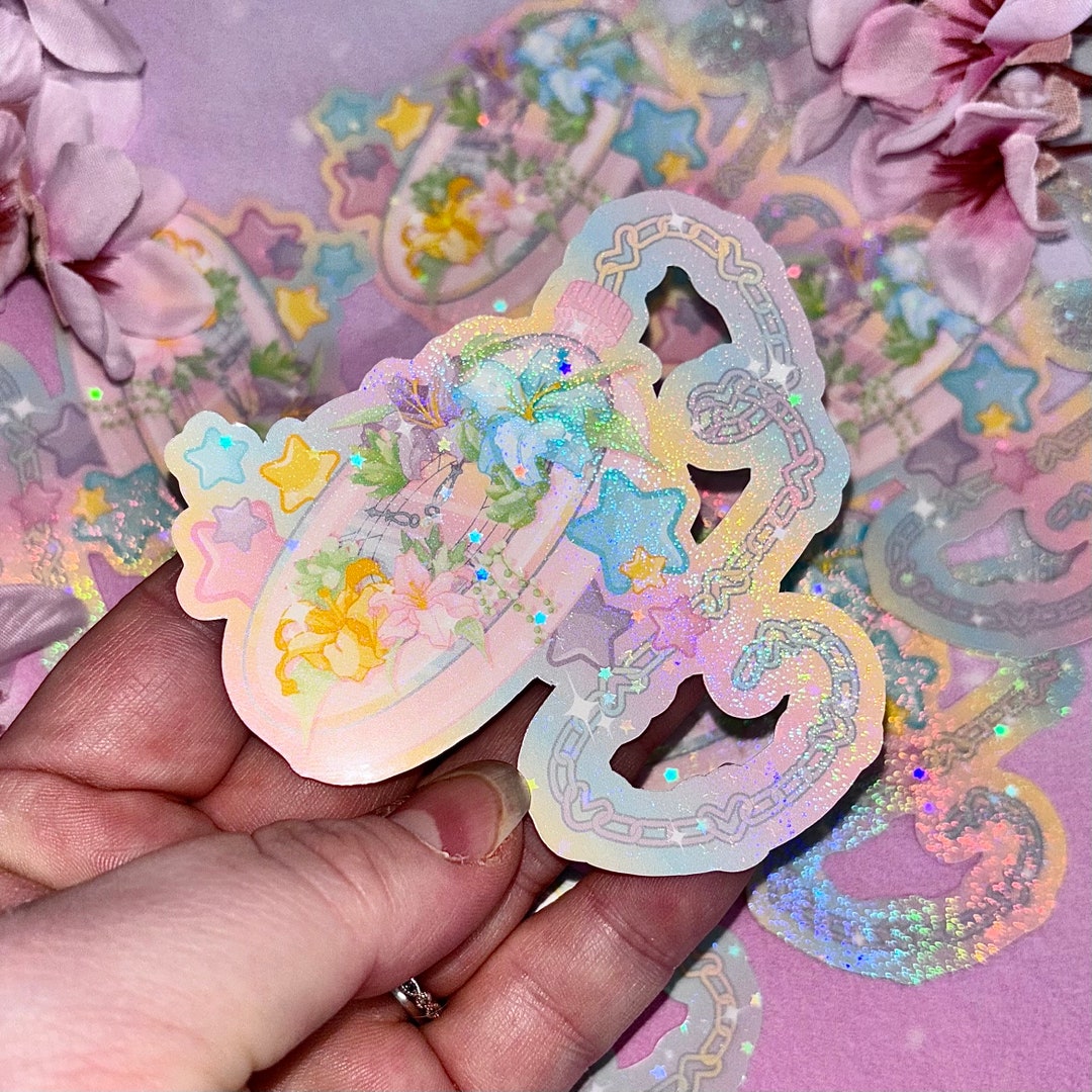 Flowering Time Sticker | Pocket Watch, Watch Stickers, Flower Stickers ...