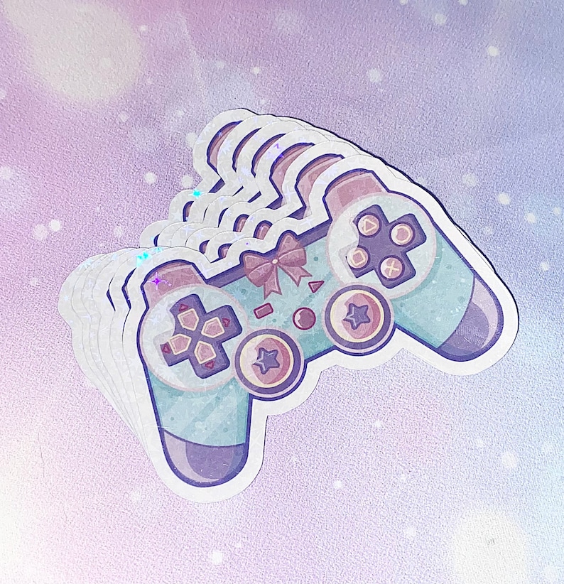 Gamer Girl Controller Holo Sticker | Cute Gamer Girl, Gamer Girls ...