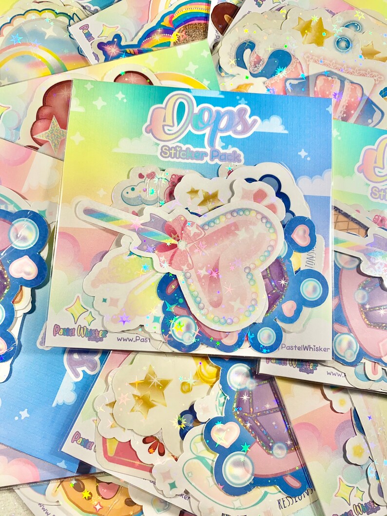 Oops Sticker Pack Oops Stickers - Etsy