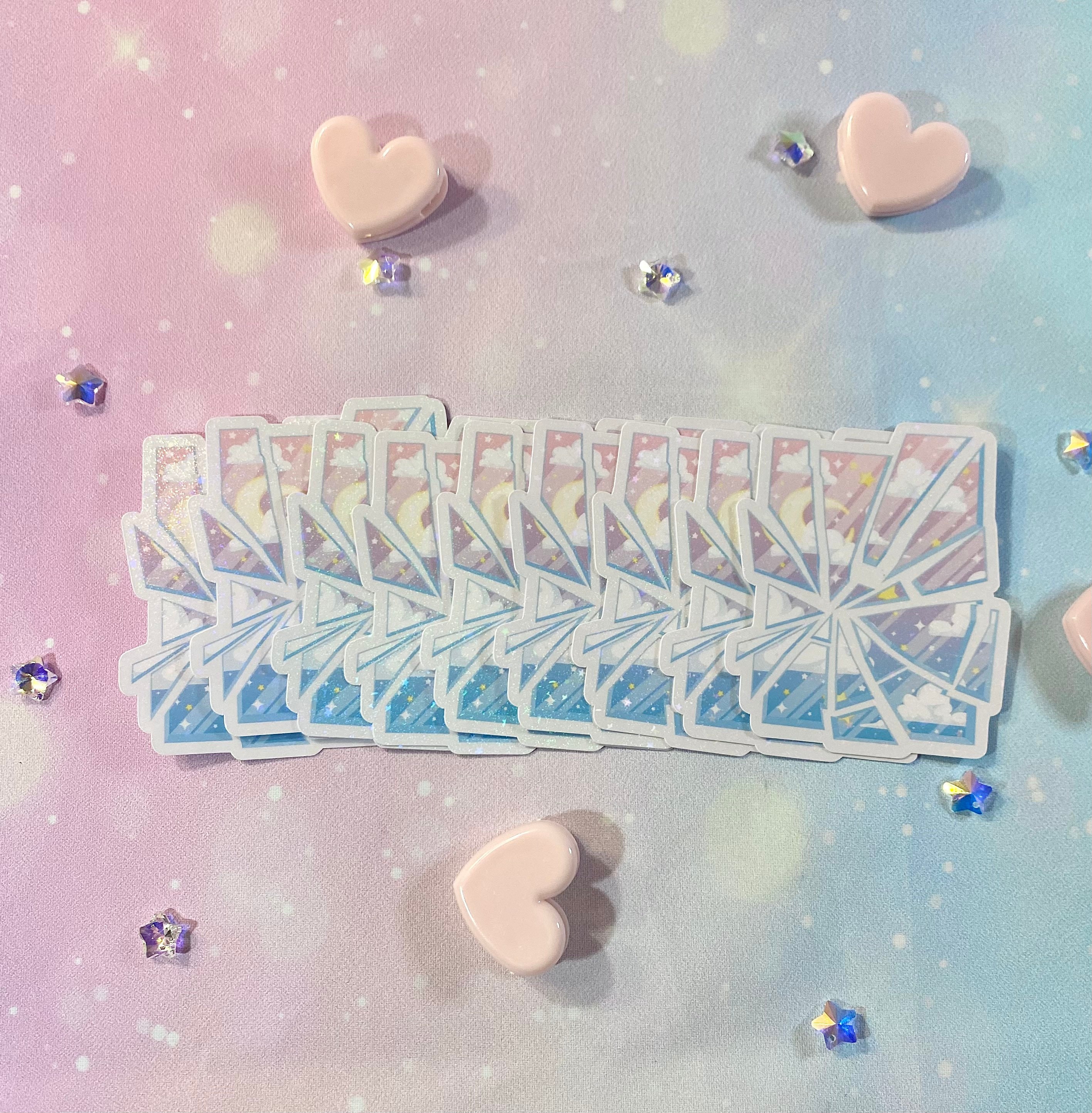 Broken Dreams Cute Mirror Stickers Broken Mirrors Broken - Etsy