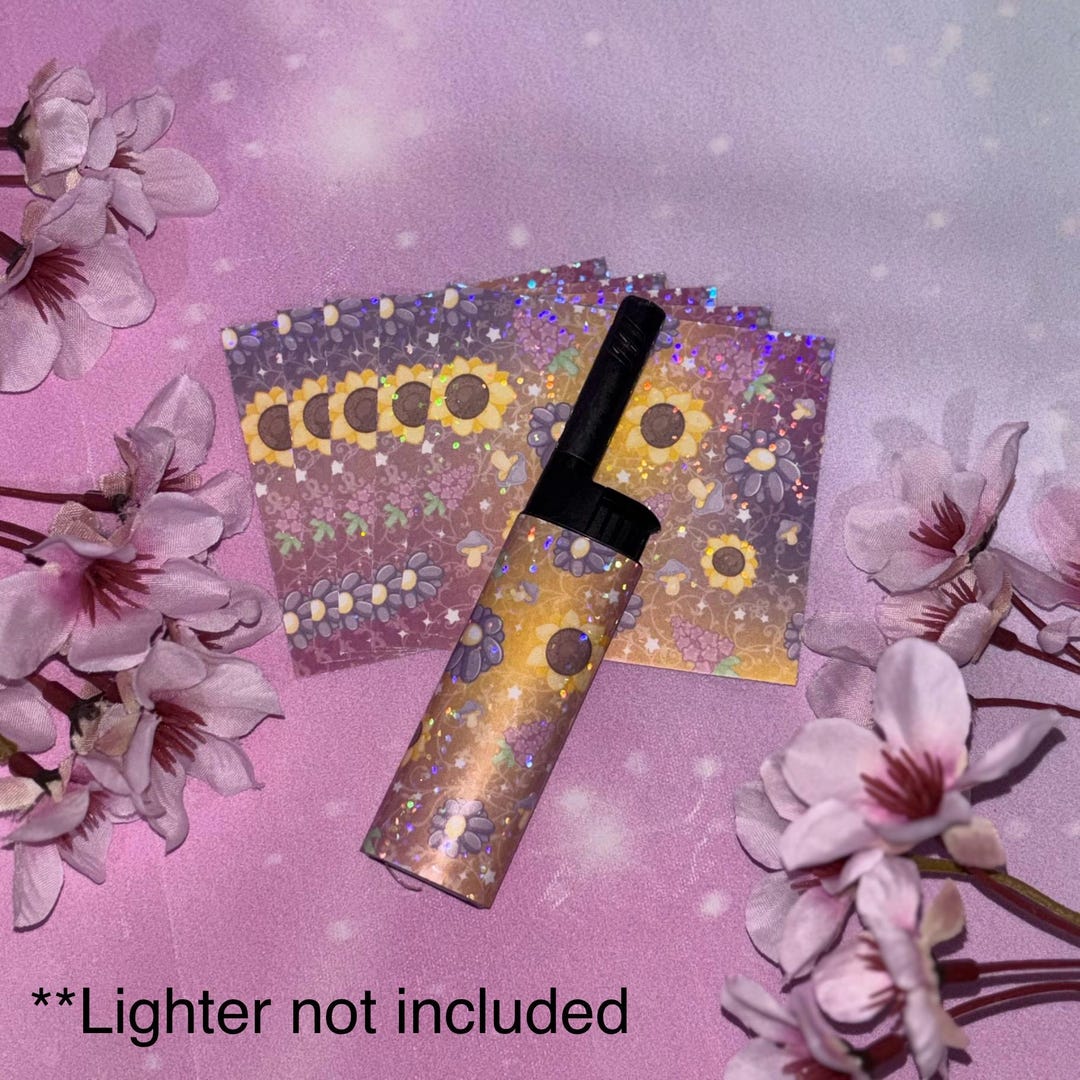 Sunset Floral Lighter Wrap | Lighter Wrap, Kawaii Lighter Wraps ...