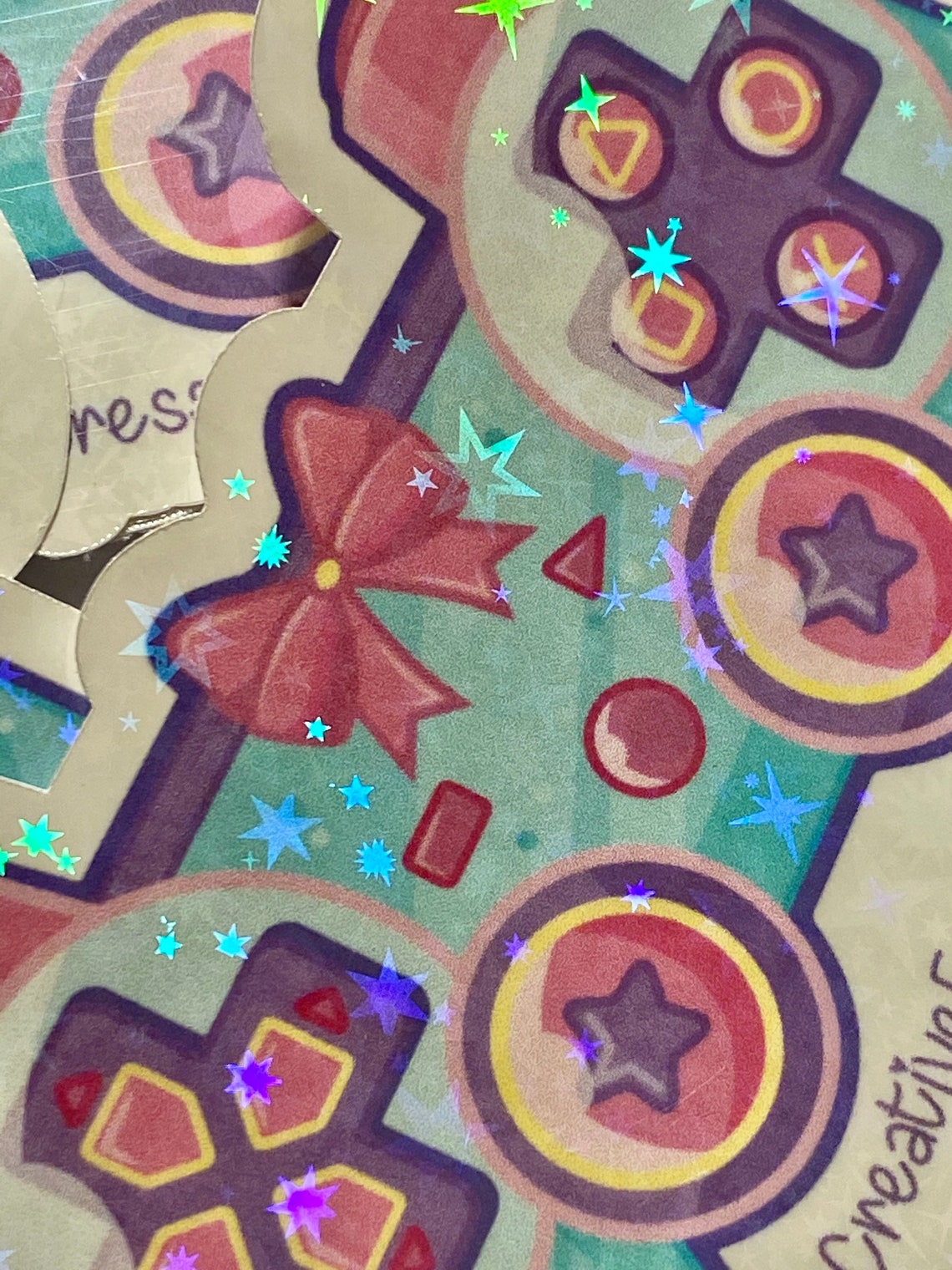 Gamer Girl Controller Holo Sticker Cute Gamer Girl Gamer | Etsy