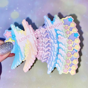 I Love You so Much | Love Stickers, Sound Waves, Kawaii Stickers, Girly ...