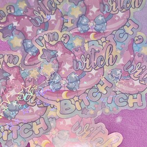 I’m a Witch | Cute Stickers, Witch Stickers, Witches, Tumbler Stickers ...