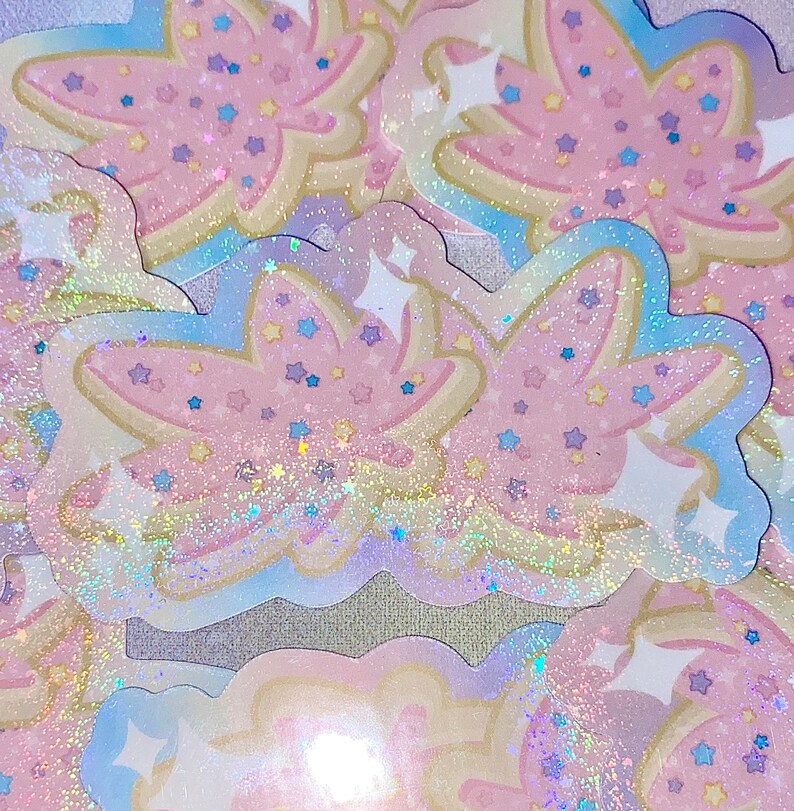 Canna-cookies Stoner Girls Cannabis Cookie Sticker Weed - Etsy