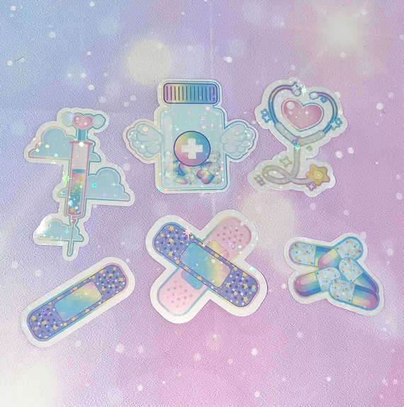 Pastel Rainbow Nurse Sticker Pack Nurse Stickers Pastel - Etsy