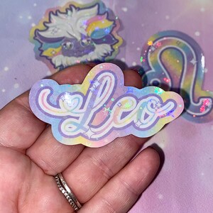 Leo Sticker Pack | Leo Stickers, Rainbow Leo Stickers, Rainbow Stickers ...