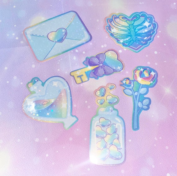 Loving You Pastel Sticker Pack Cute Love Stickers - Etsy