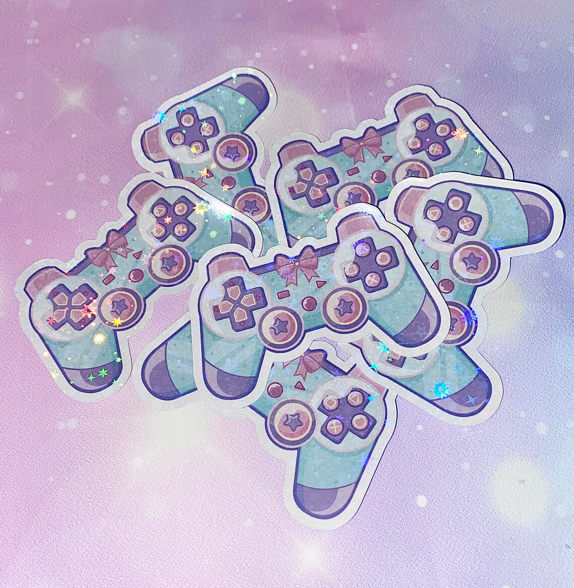 Gamer Girl Controller Holo Sticker | Cute Gamer Girl, Gamer Girls ...