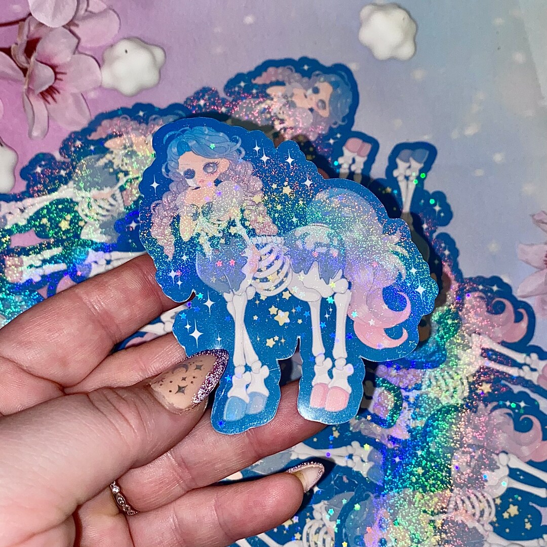 Skeletal Centaur | Centaur Stickers, Centaur, Kawaii Stickers, Girly ...