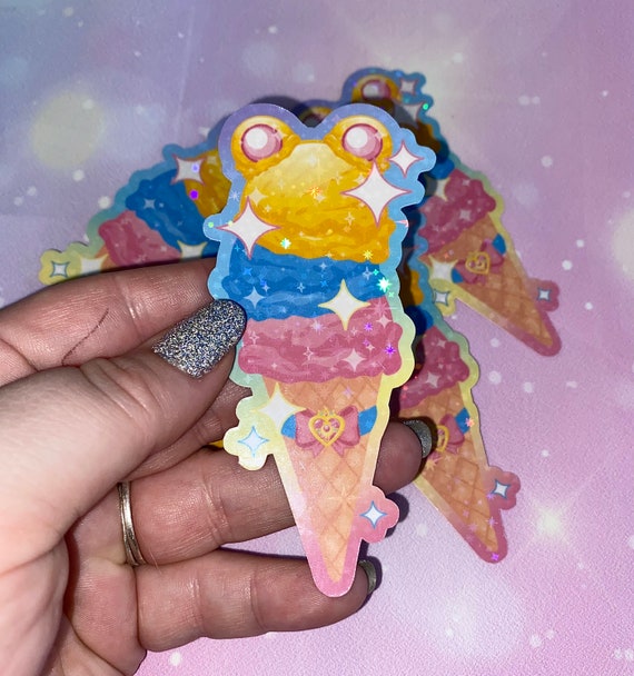 Magical Girl Ice Cream Magical Girls Magical Girl Stickers - Etsy