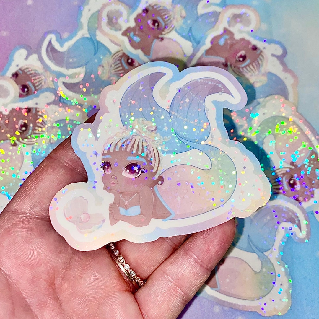 Princess Pearl | Mermaid Stickers, Mermaids, Pearls, Kawaii Stickers ...