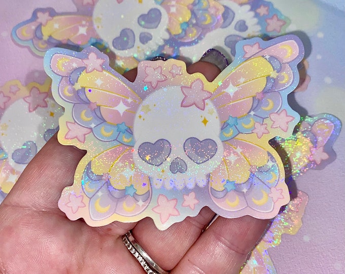 Deathly Beautiful Sticker Cute Stickers Butterfly Stickers - Etsy