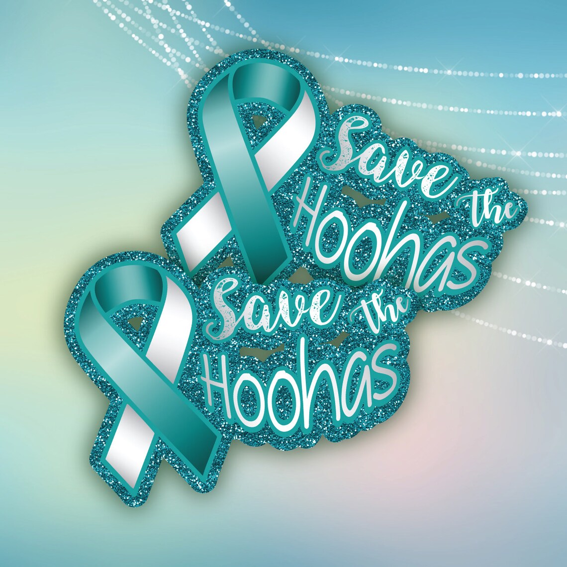 Save the Hoohas Cervical Cancer Sticker Cervical Cancer - Etsy