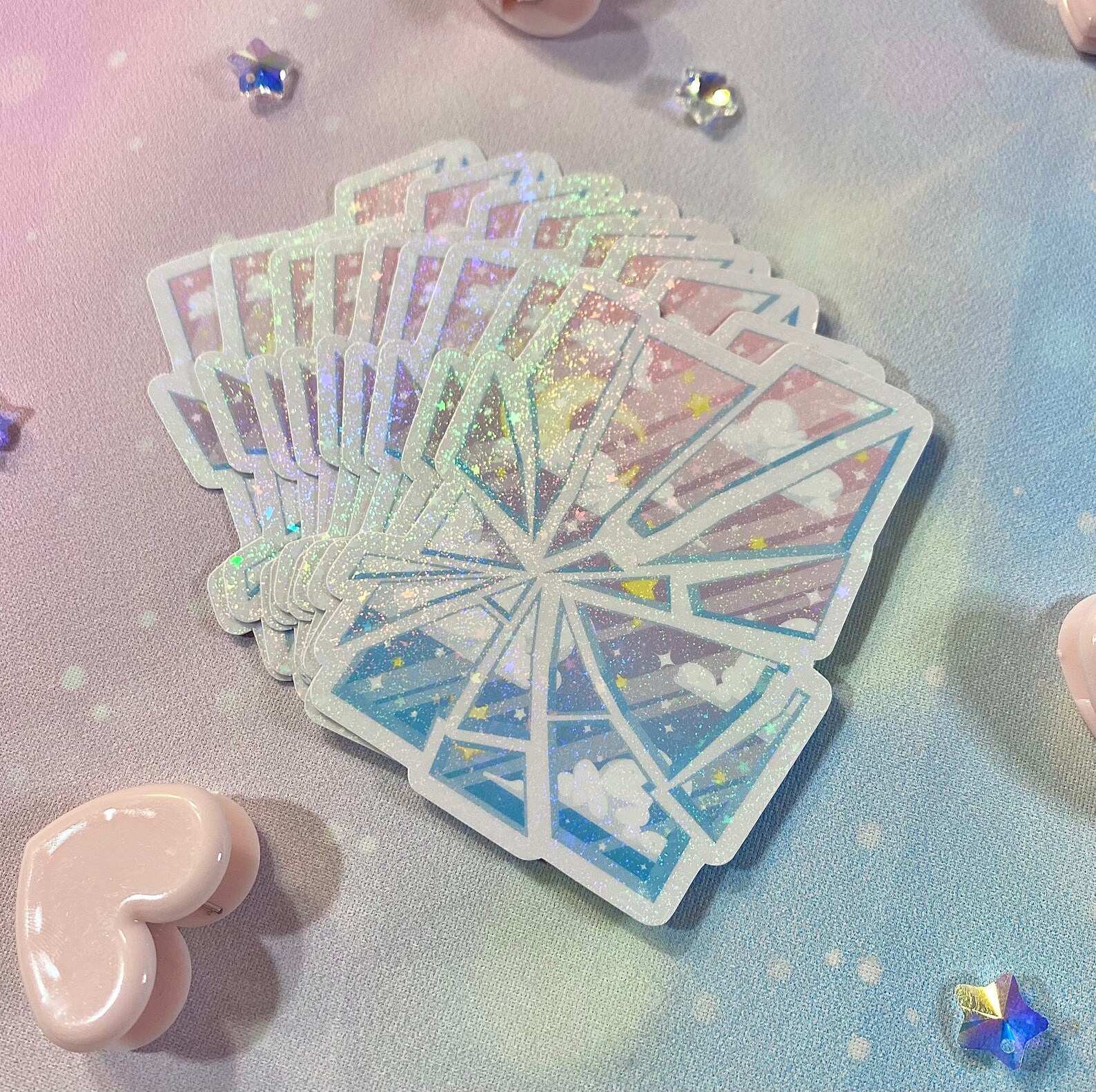 Broken Dreams Cute Mirror Stickers Broken Mirrors Broken - Etsy