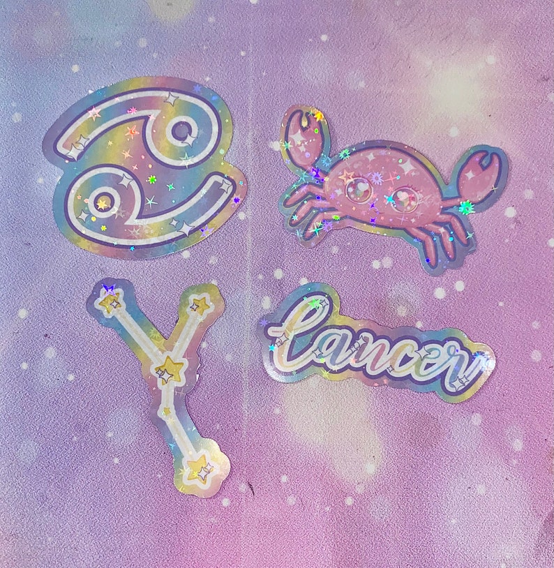 Cancer Sticker Pack Cancer Stickers Rainbow Cancer - Etsy