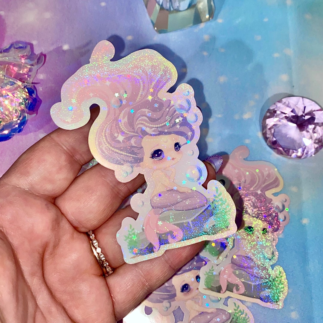 Bella Bubbles | Mermaid Stickers, Mermaids, Bubbles, Kawaii Stickers ...
