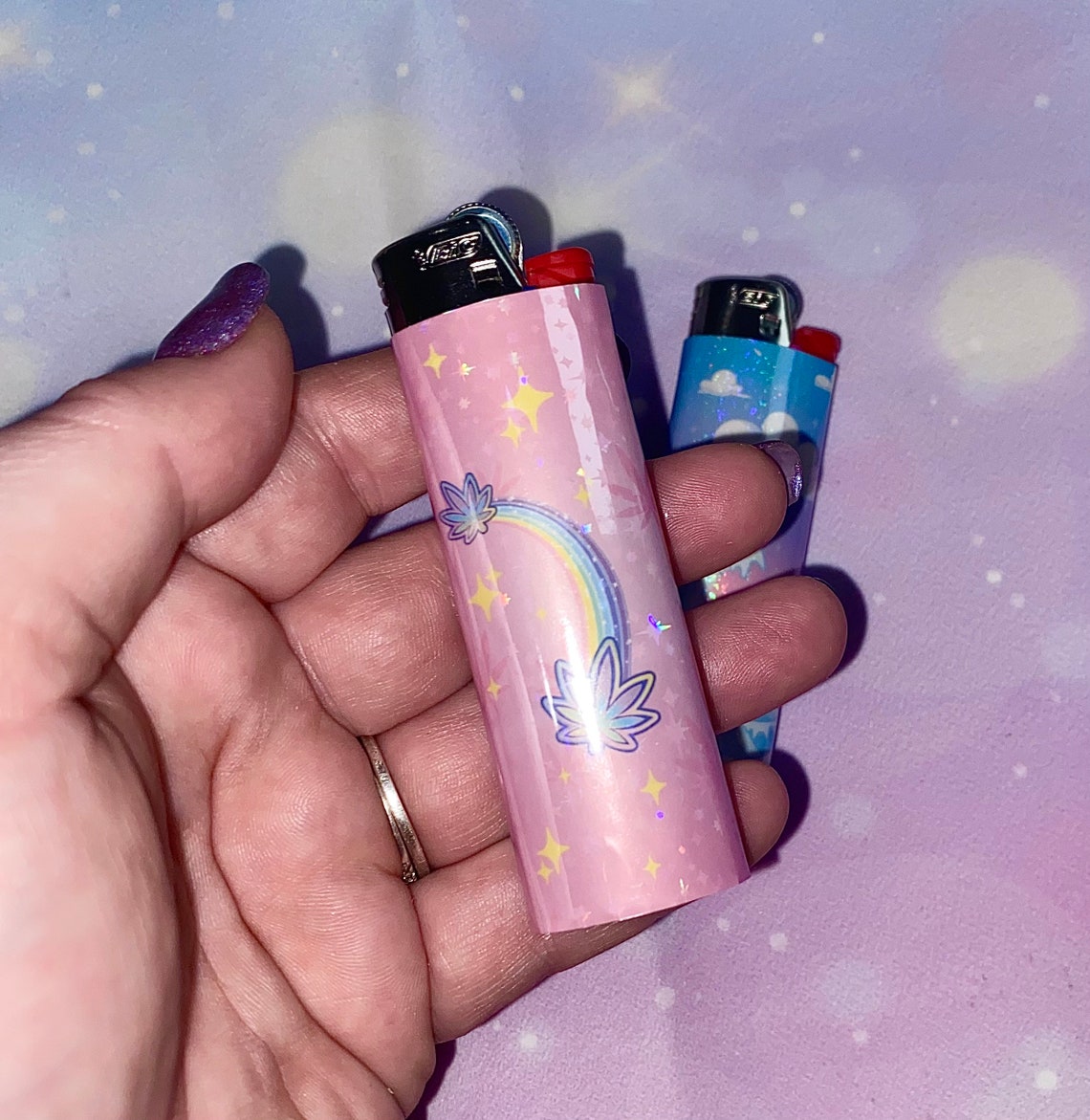 Pastel Weed Lighter Wrap Kawaii Lighter Wraps Lighter - Etsy