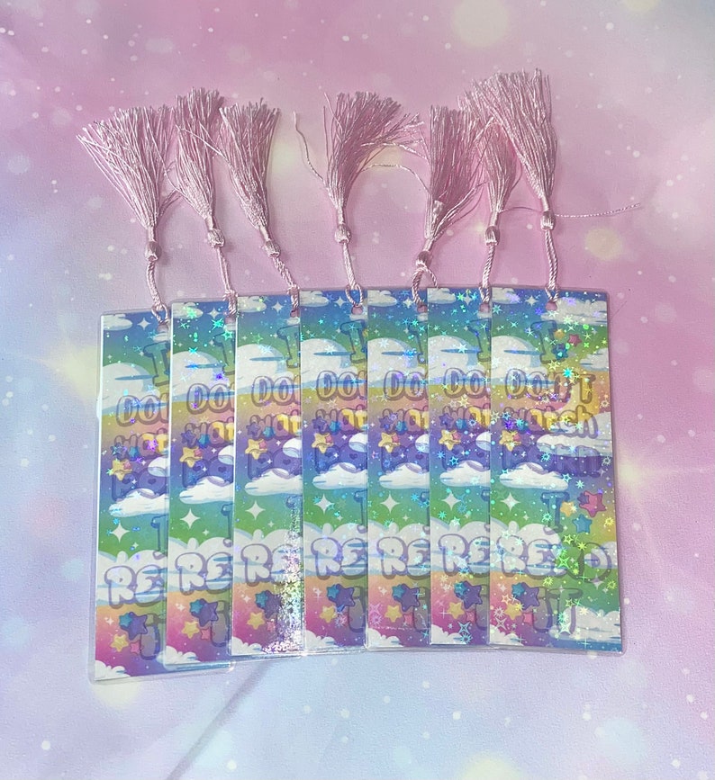 Book Prn Bookmark Rainbow Bookmarks Prn Bookmarks Cute - Etsy