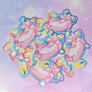 Kitty-corn | Cat Stickers, Cute Cat Stickers, Cat Mom, Cat Unicorns ...