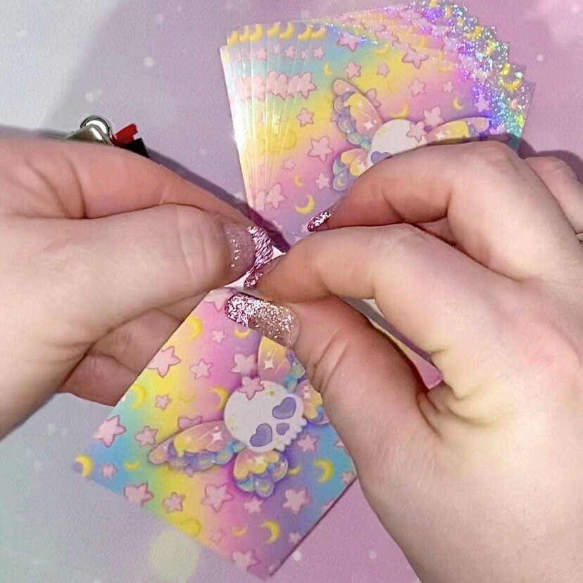 Deathly Beautiful Lighter Wrap Kawaii Lighter Wraps Lighter - Etsy