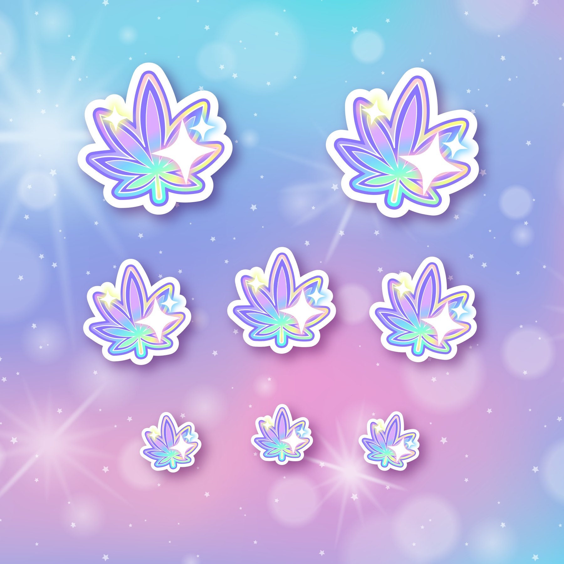 Stickers, Labels & Tags Rainbow Pastel Sticker Kit Sticker Bundle ...