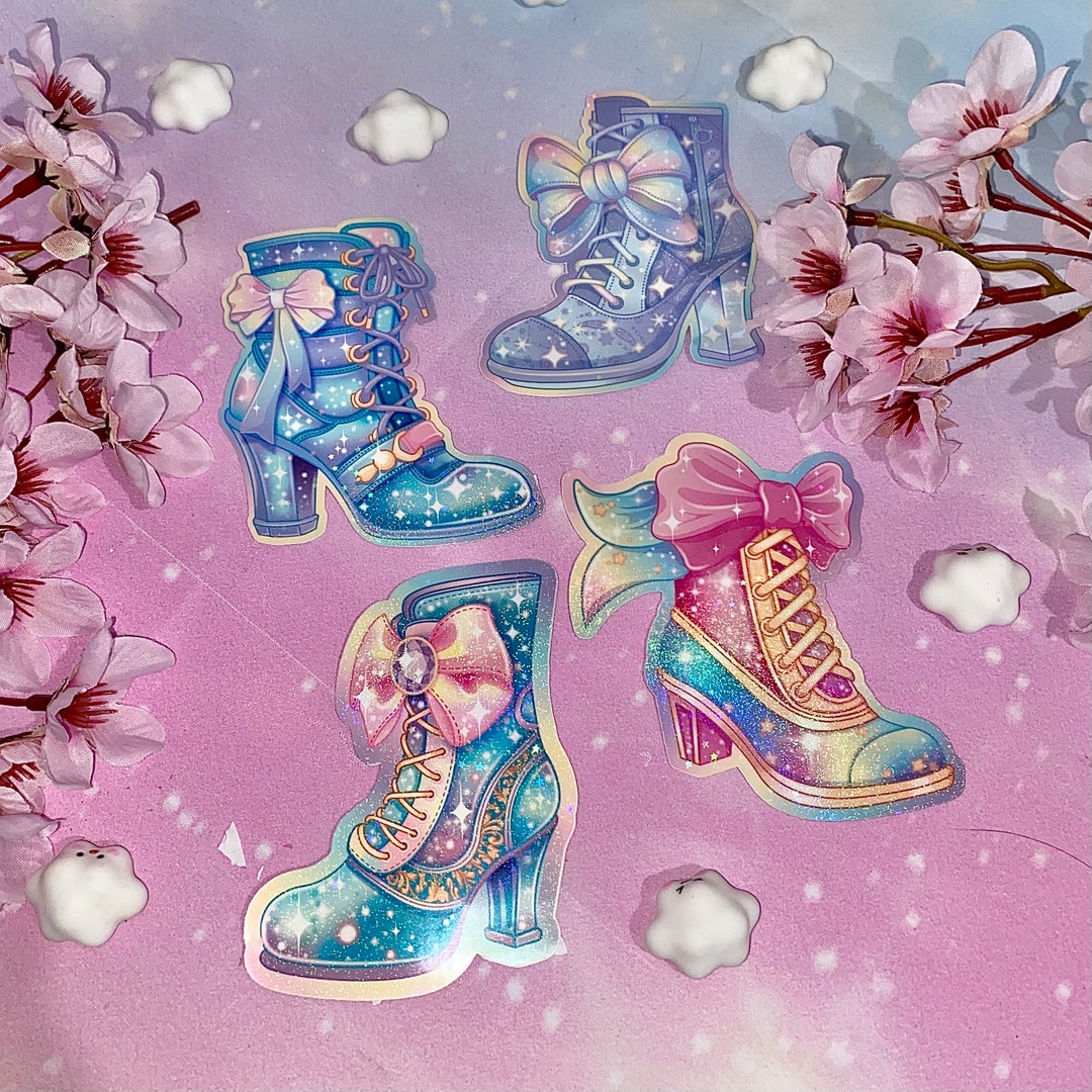 Celestial Shoes | Shoe Addict, Shoe Stickers, Kawaii Stickers, Nug ...